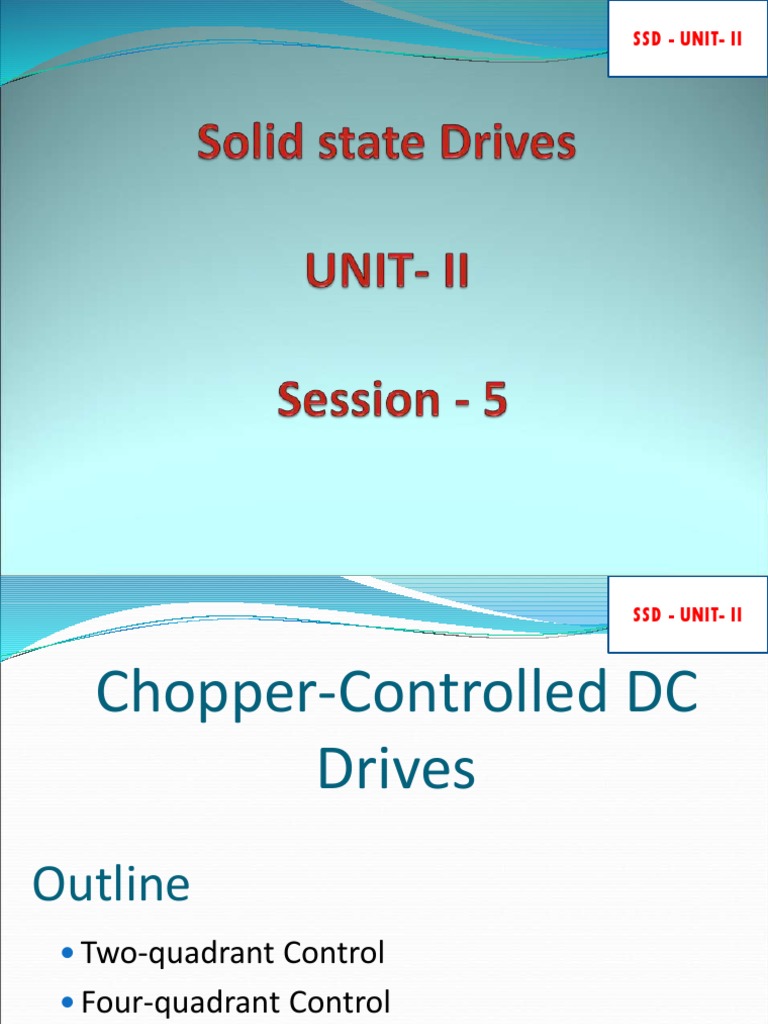 5 Chopper - 2Q - 4Q-Controlled DC Drives | PDF | Power (Physics) | Force