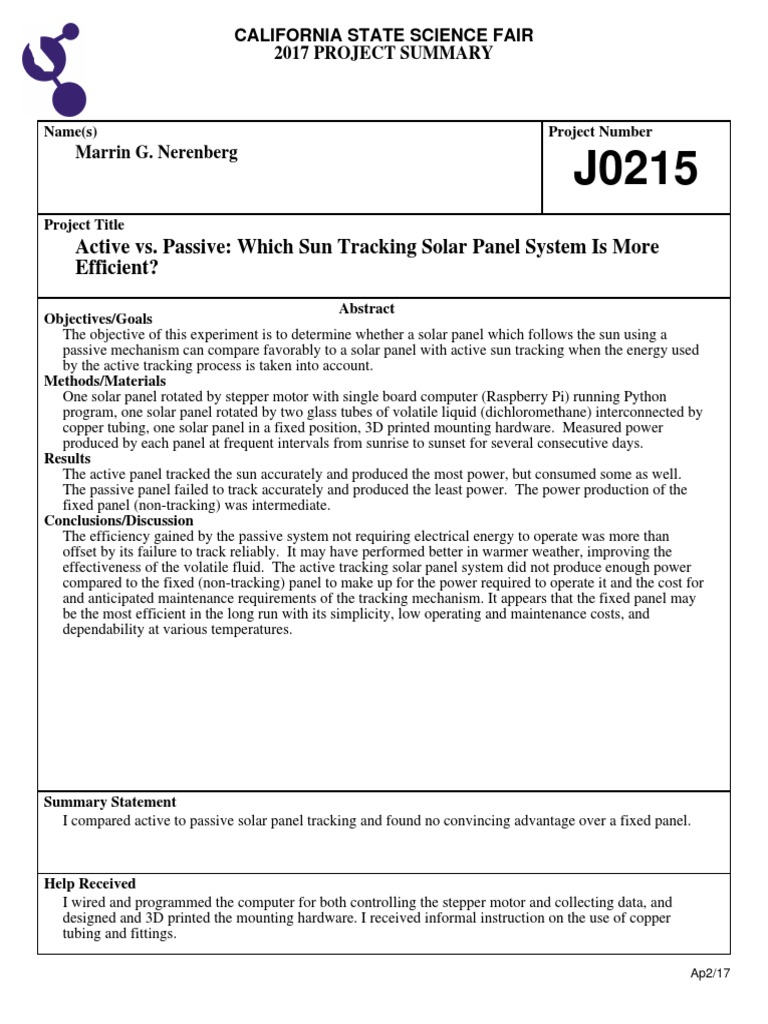 Active vs. Passive: Which Sun Tracking Solar Panel System Is More ...