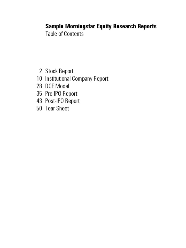 Stock Report Sample | PDF | Microsoft | Cloud Computing