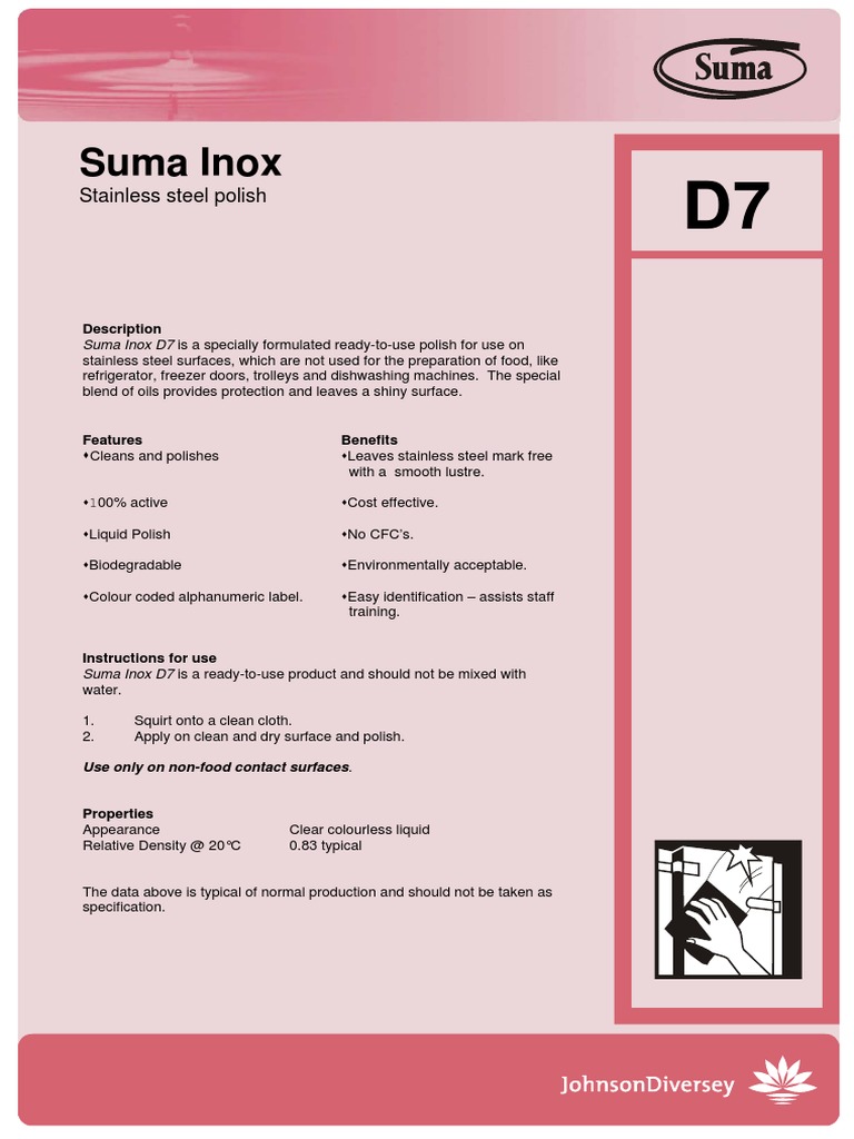 Suma Inox: Stainless Steel Polish | PDF | Materials | Nature