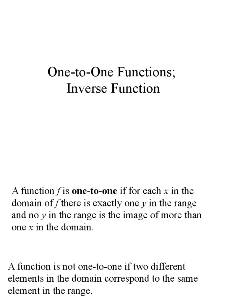 Inverse Function Theorem Explained | PDF | Function (Mathematics ...