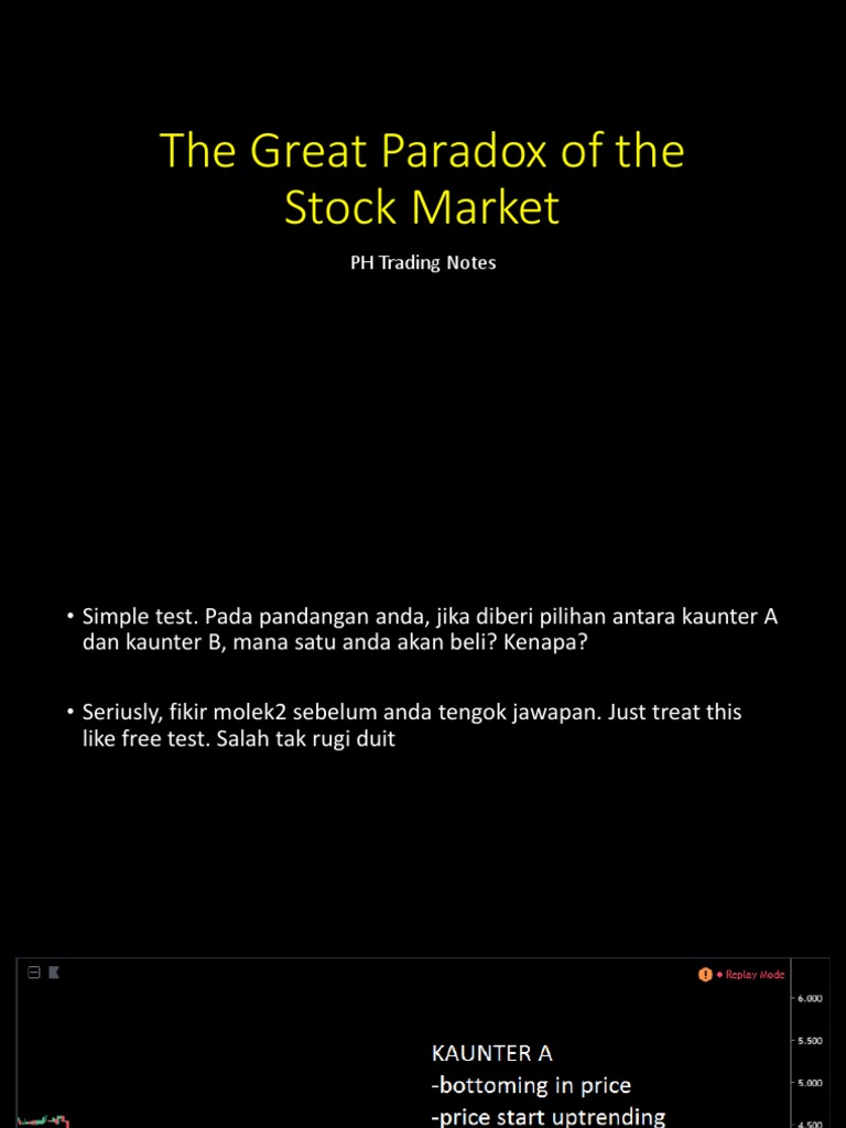 102 The Great Paradox of The Stock Market PDF | PDF | Bisnis | Hukum