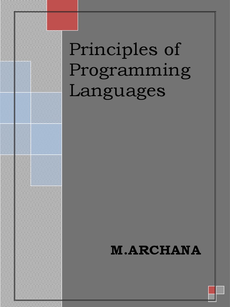Principles of Programming Languages: M.Archana | PDF | Pointer ...