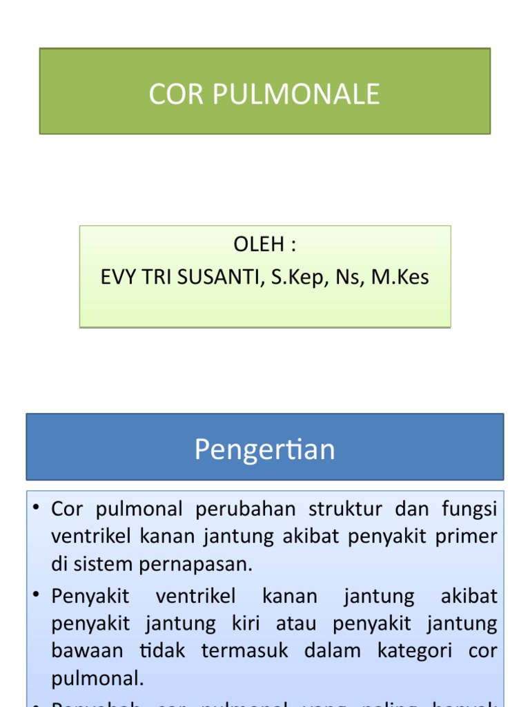Cor Pulmonale | PDF