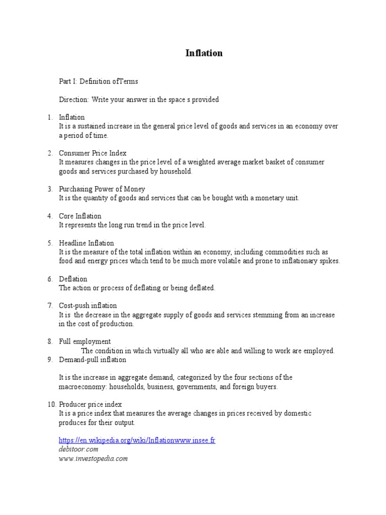 Inflation | Download Free PDF | Inflation | Macroeconomics