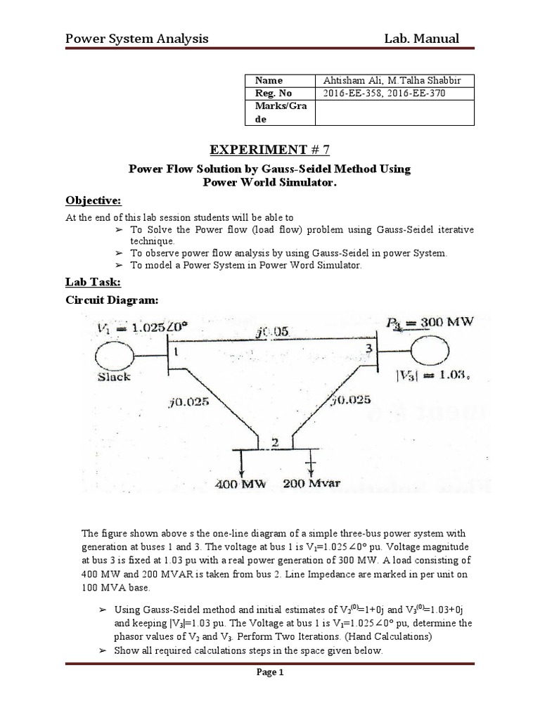 PSP Manual 7 | PDF | Electrical Engineering | Electromagnetism