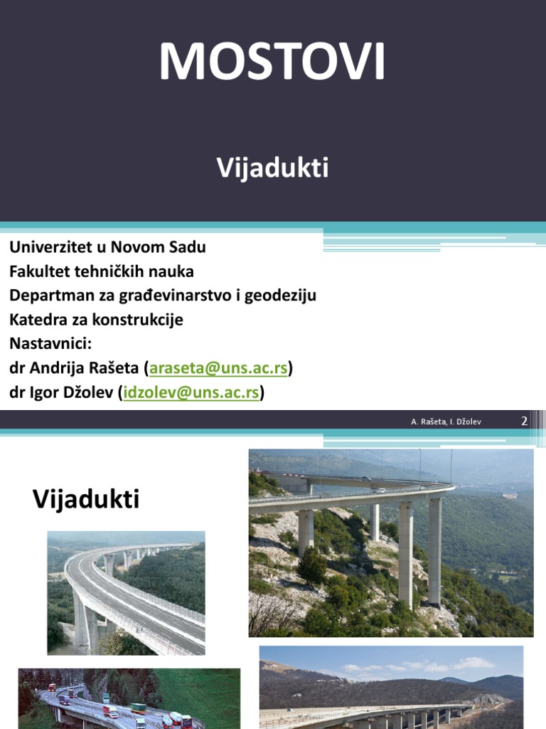 11 Mostovi Vijadukti | PDF
