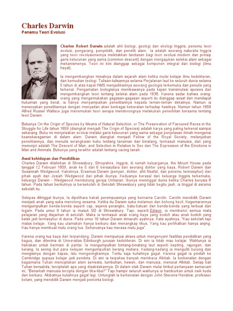 Charles Darwin | PDF