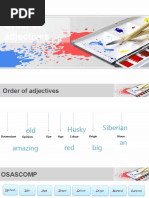 Order of Adjectives: Nosascomp | PDF | Adjective | Noun