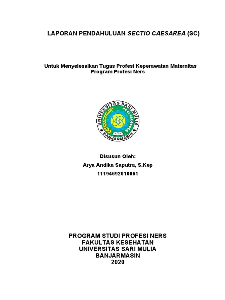 Sectio Caesarea | PDF