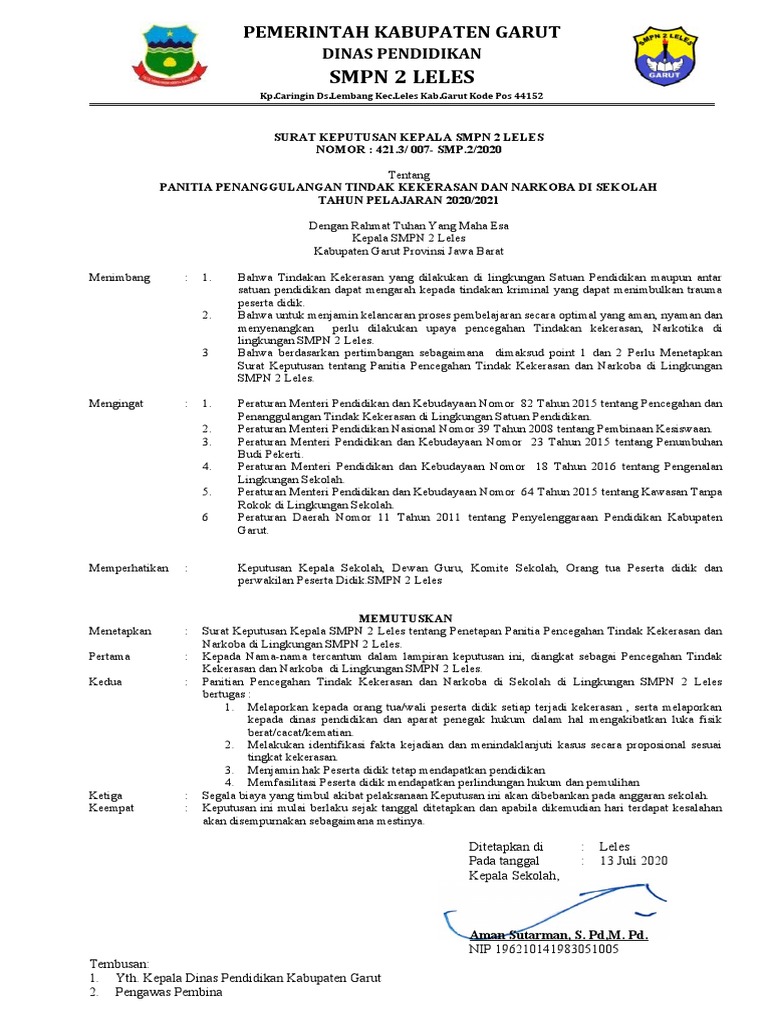 SK Sekolah Aman | PDF