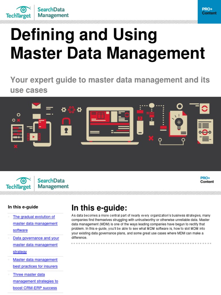 Defining and Using Master Data Management | PDF | Customer Relationship ...