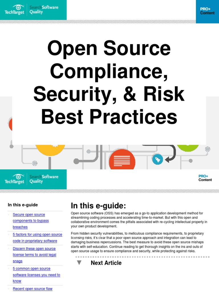Open Source Compliance Guide | PDF | Source Code | Gnu
