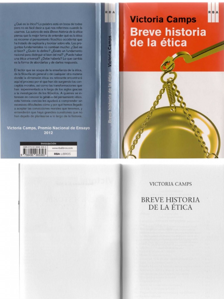 Breve Historia de La Ética, Victoria Camps | PDF