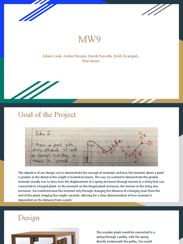 Statics Project | PDF | Tension (Physics) | Physical Quantities