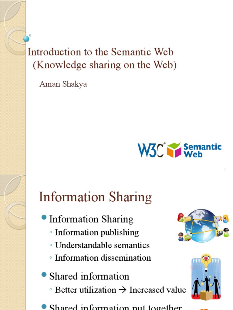 Introduction To The Semantic Web (Knowledge Sharing On The Web) | PDF | Semantic Web | Resource ...