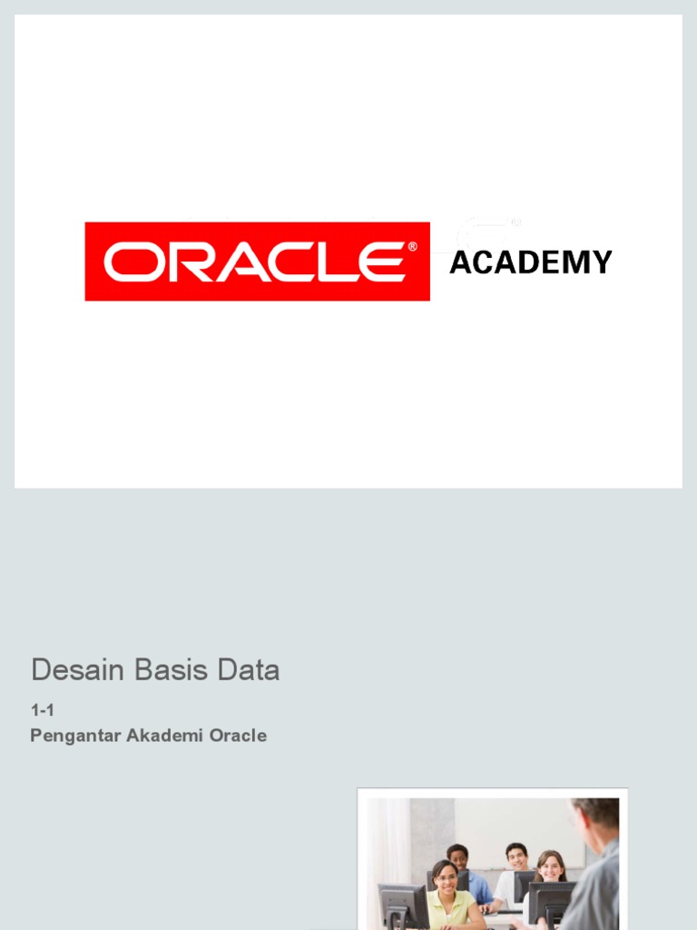 DD 1-1 INTRODUCTION TO ORACLE ACADEMY - En.id | PDF