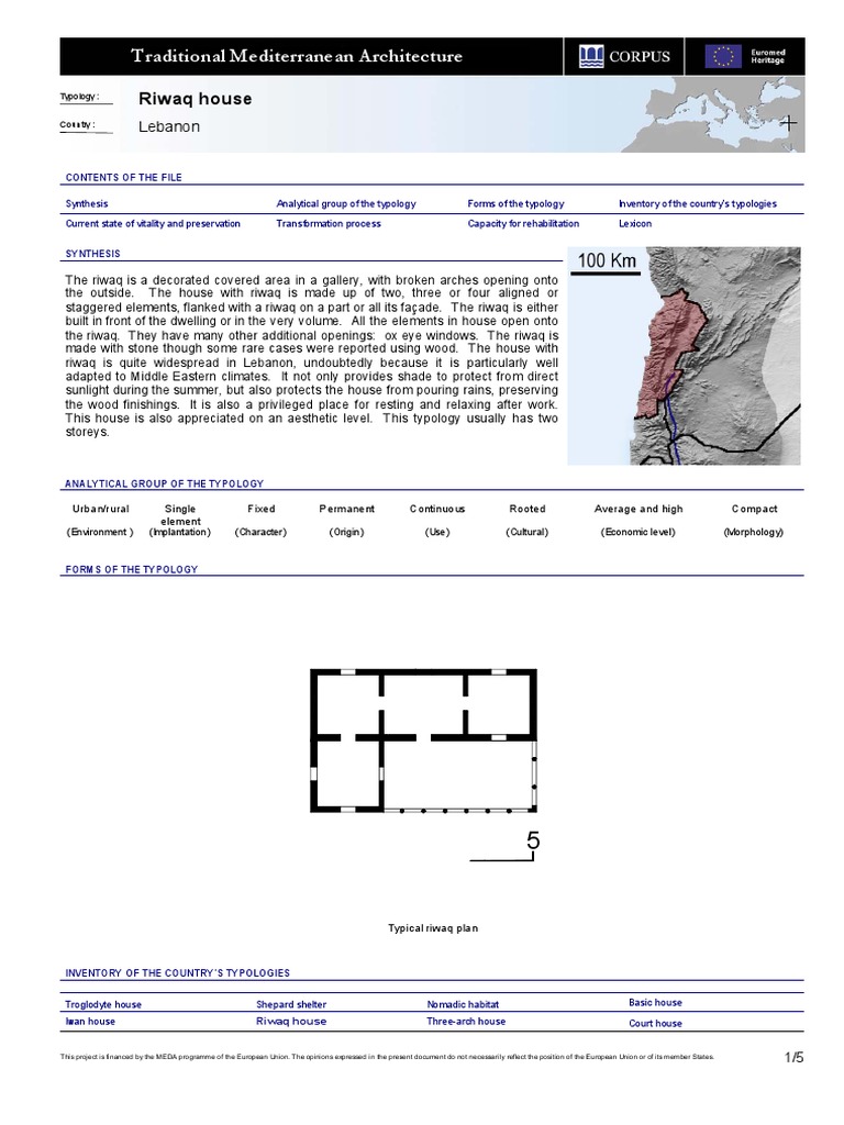 Traditional Mediterranean Architecture: Riwaq House | PDF | Wall ...