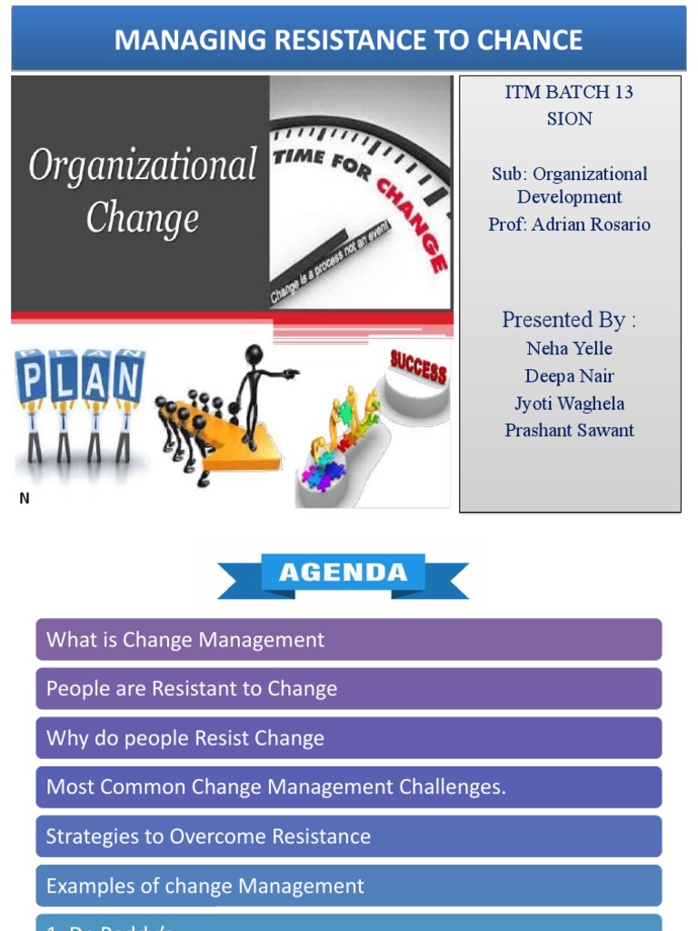 Change MGMT Examples | PDF | Change Management | Leadership