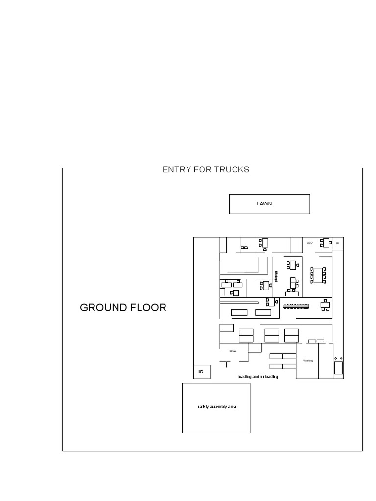 Plant Layout For A Garment Industry | PDF