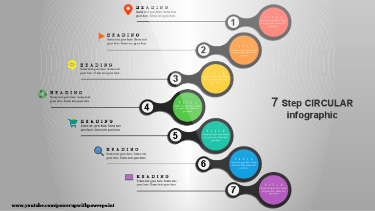 5.create 7 Step CIRCULAR Infographic | PDF