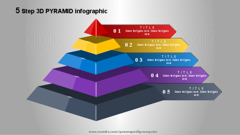 18.create 5 Step 3D PYRAMID Infographic | PDF