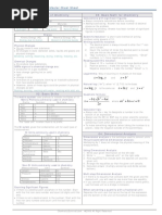 Chemistry Cheat Sheet | PDF | Periodic Table | Chemical Substances