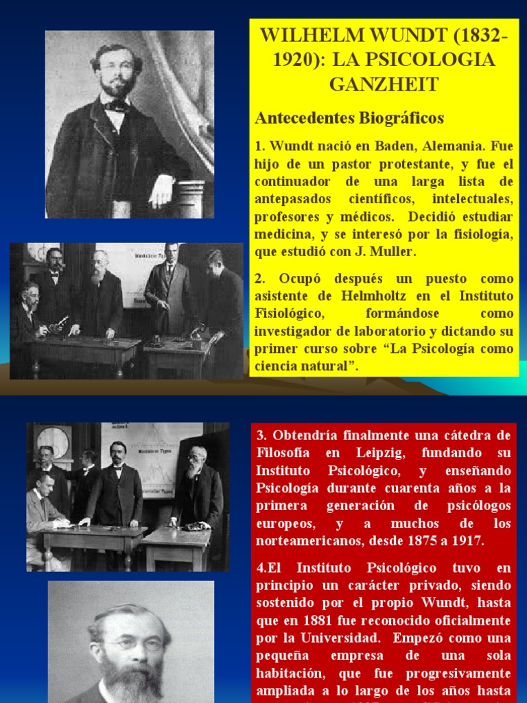 13.-Wundt y El Laboratorio de Leipzig | PDF | Sicología | Science