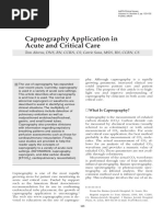 Capnography | PDF | Breathing | Cardiopulmonary Resuscitation