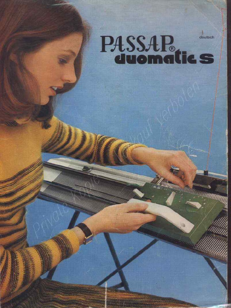 Passap Duomatic S User Guide German | PDF