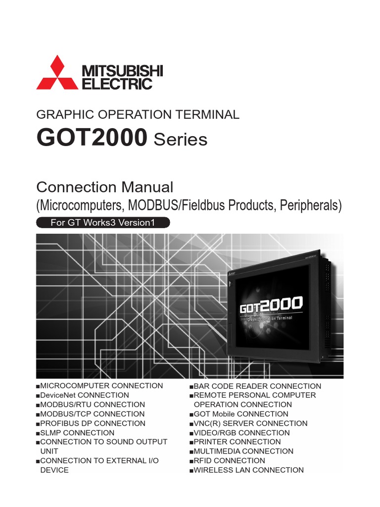 GOT2000 Connection Manual ENG | PDF | Electrical Connector | Electrical ...