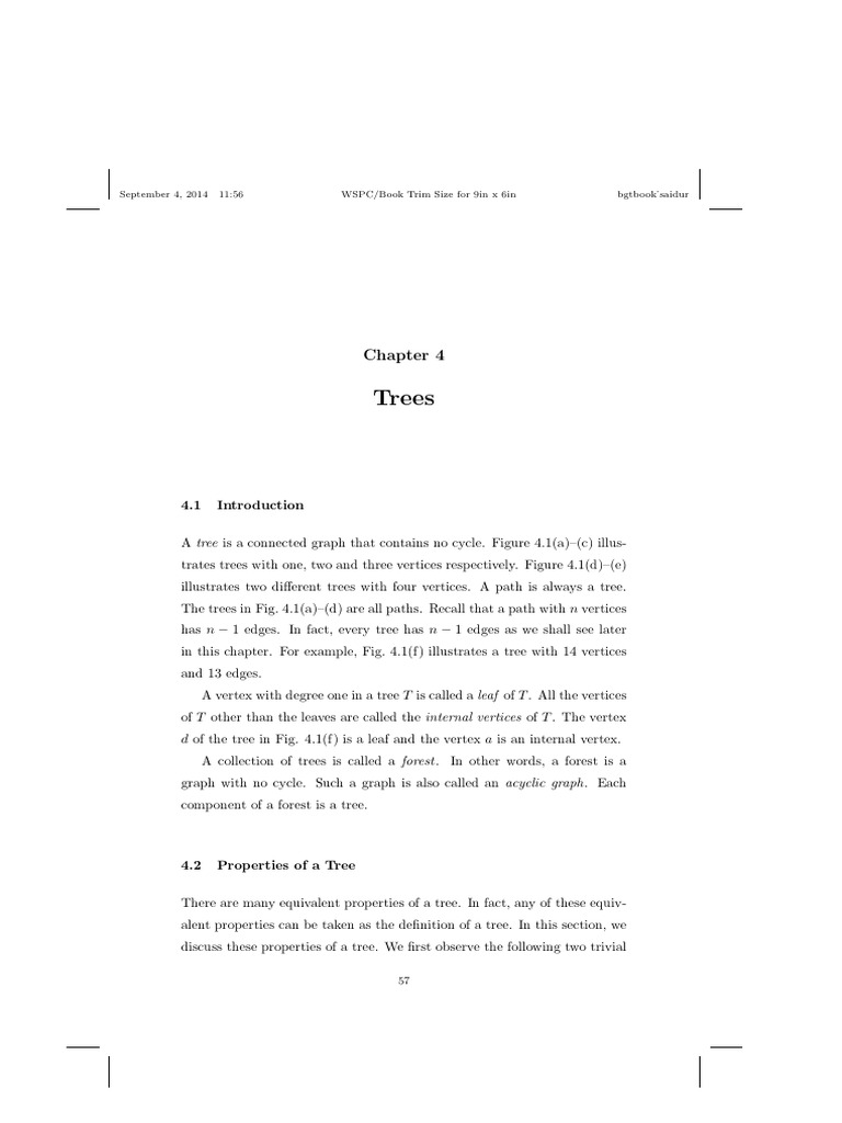 Trees: September 4, 2014 11:56 WSPC/Book Trim Size For 9in X 6in ...