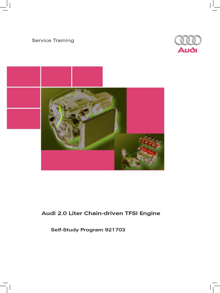 Audi 2.0 Liter Chain-Driven TFSI Engine | PDF | Turbocharger | Vehicle ...