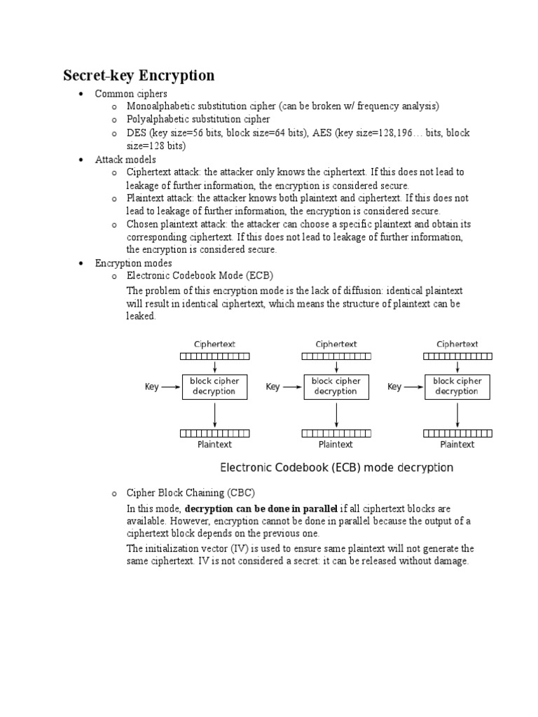 Encryption Notes | PDF