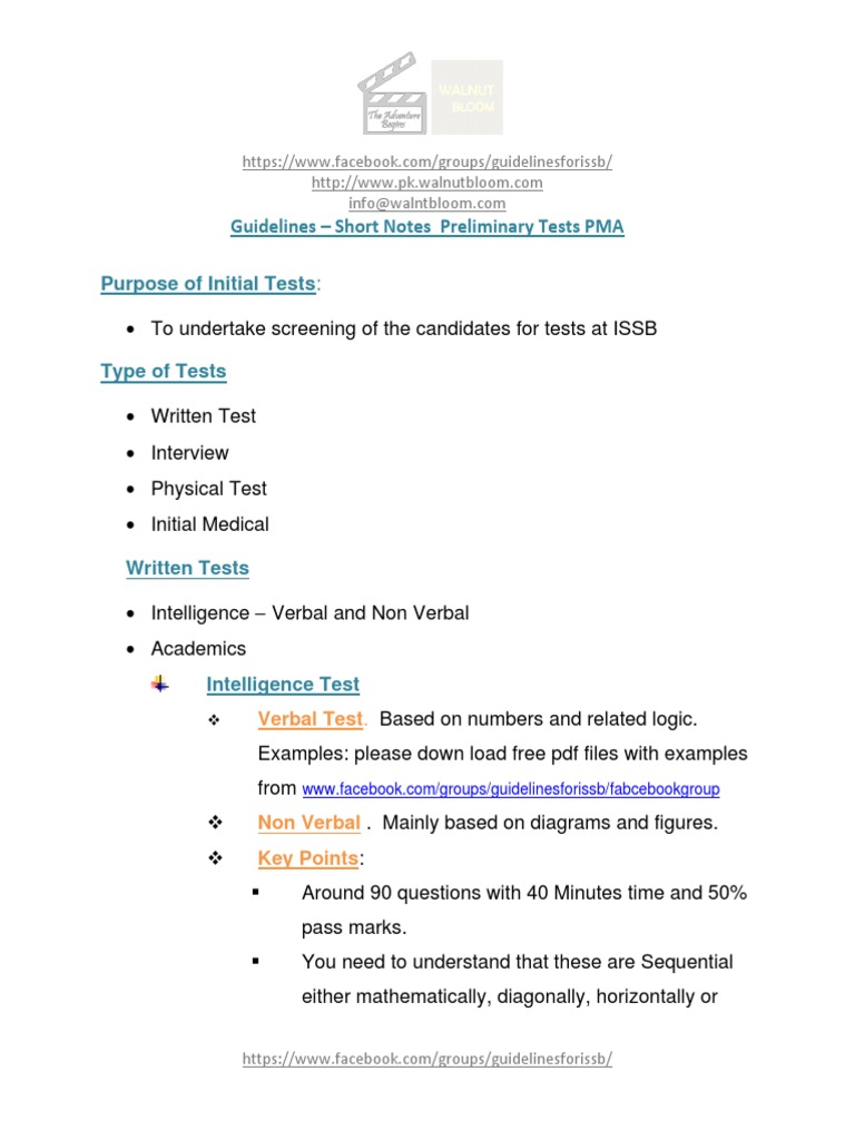 Initial-Test-Pma-Tips-And Guidelines | PDF | Multiple Choice