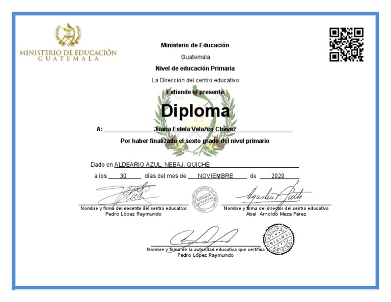 Modelo de Diploma | PDF