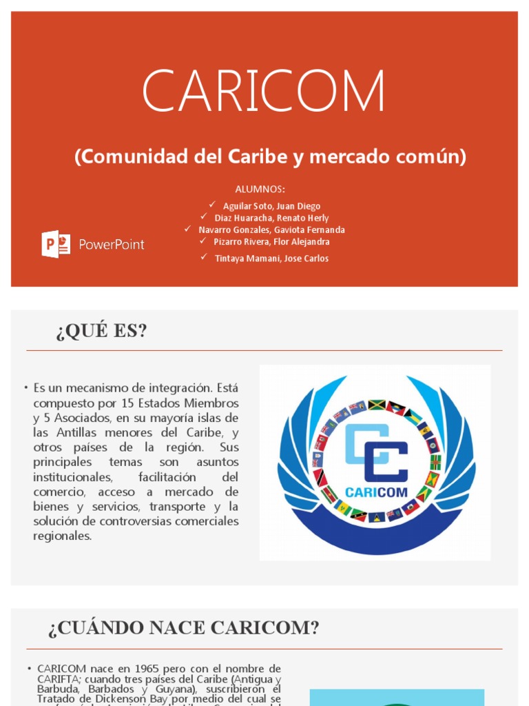 CARICOM | PDF | Química | Productos quimicos