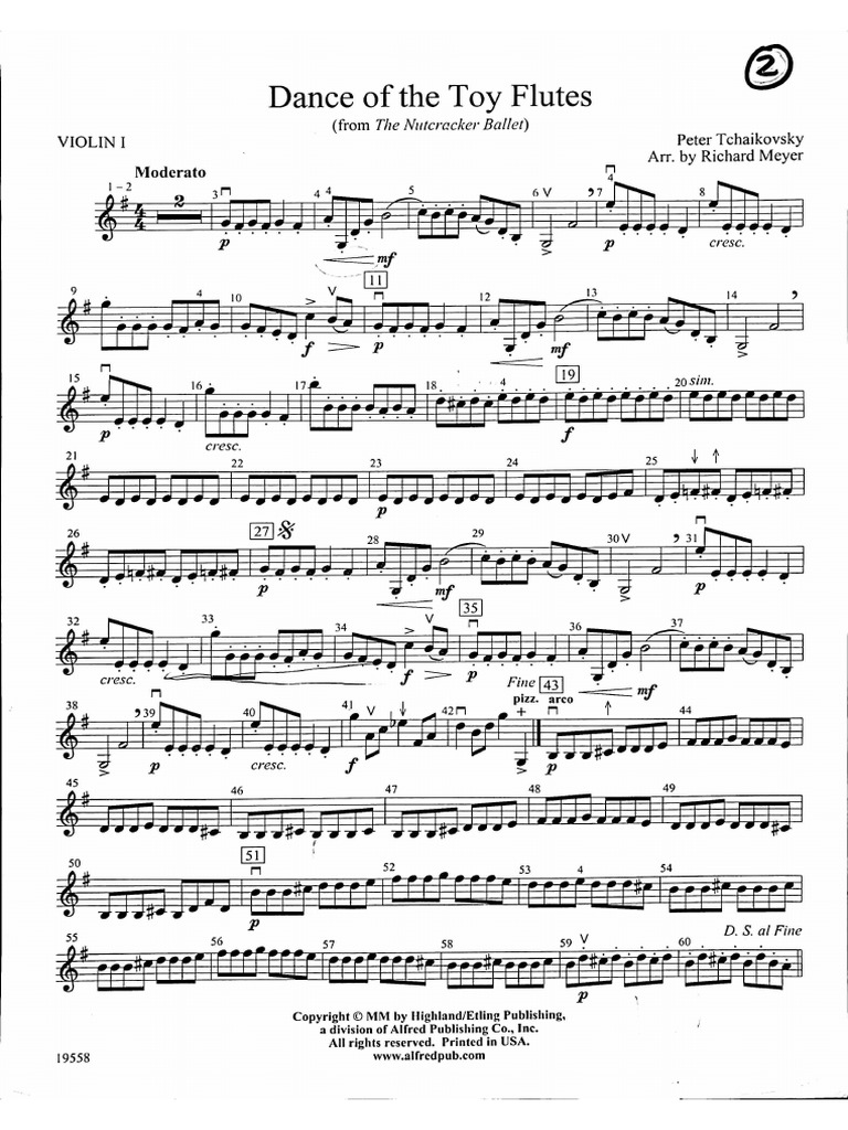 Dance of The Toy Flutes | PDF