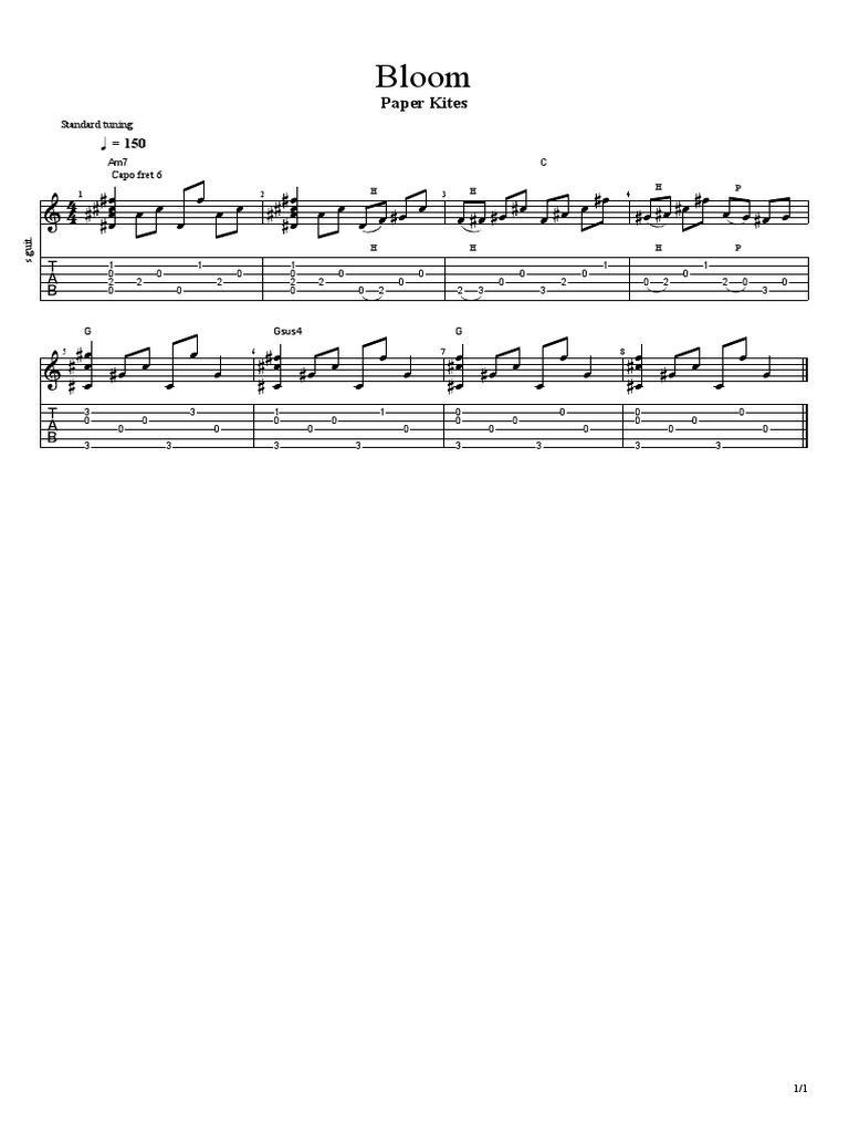 Bloom | PDF | String Instruments | Guitar Family Instruments