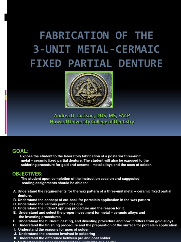 Lab Fab PFM-11 | PDF | Casting (Metalworking) | Titanium