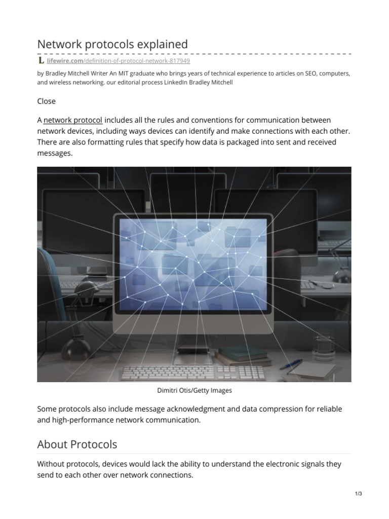 Network Protocols Explained | PDF | Computer Network | Internet ...