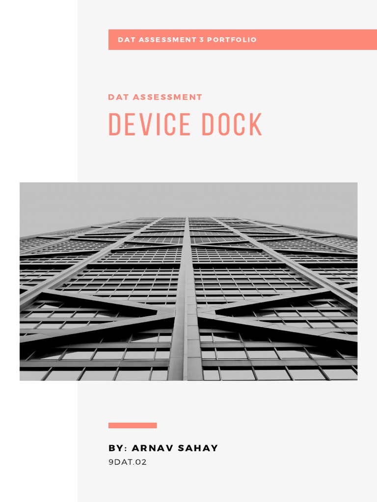 Device Dock: Dat Assessment | PDF