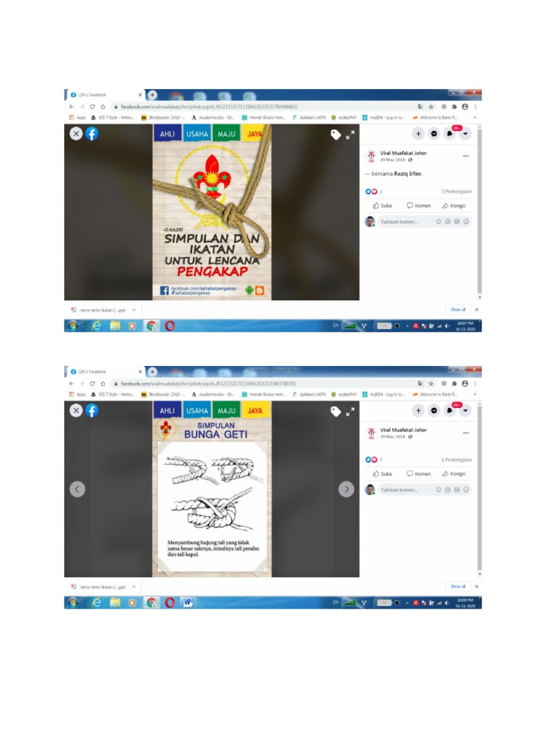 40 Jenis Ikatan Dan Simpulan | PDF