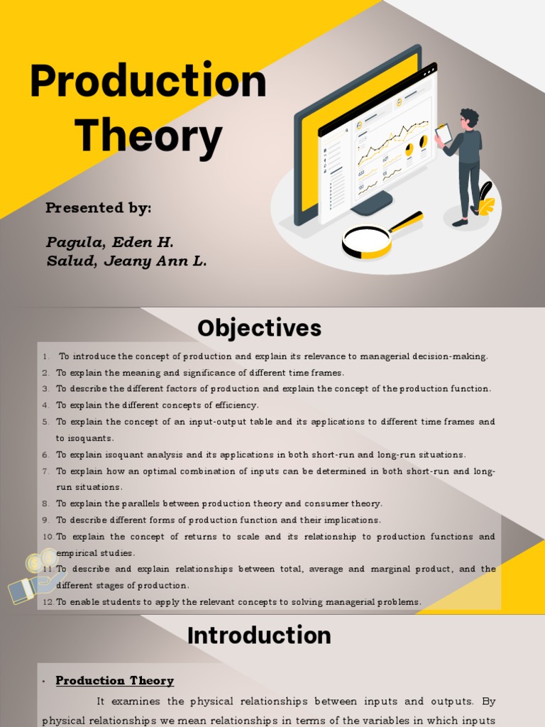 Topic 5 Production Theory Pdf Production Function Factors Of