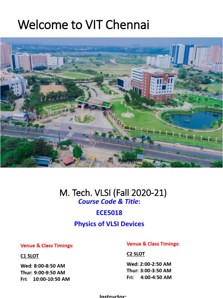 Welcome To VIT Chennai | PDF | Technology & Engineering