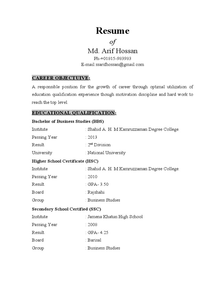 Arif Hossain | PDF | Cognition | Behavior Modification