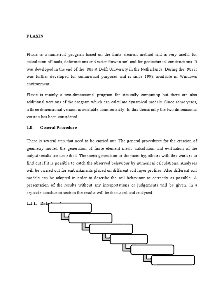 PLAXIS Software | PDF | Strength Of Materials | Geotechnical Engineering