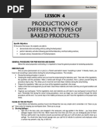 Lesson 1 BREAD and Pastry Production | PDF | Baking | Bakery