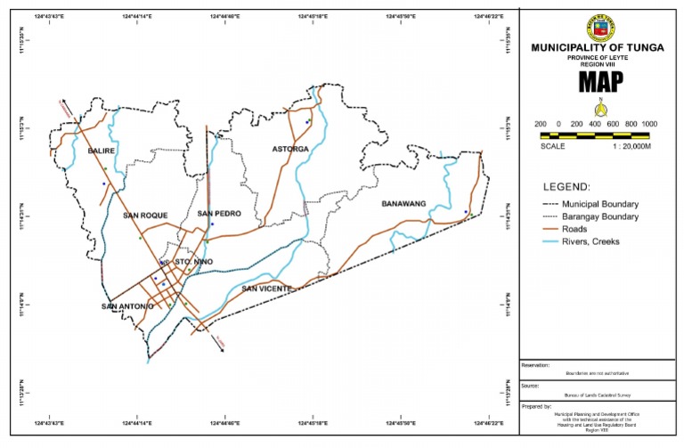 Tunga Map No Fill WT Structures | PDF