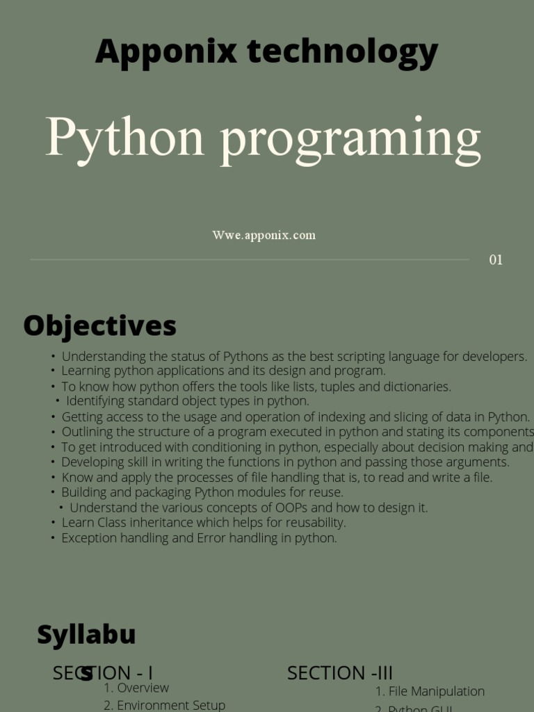 Python Training | Download Free PDF | Python (Programming Language) | Sql